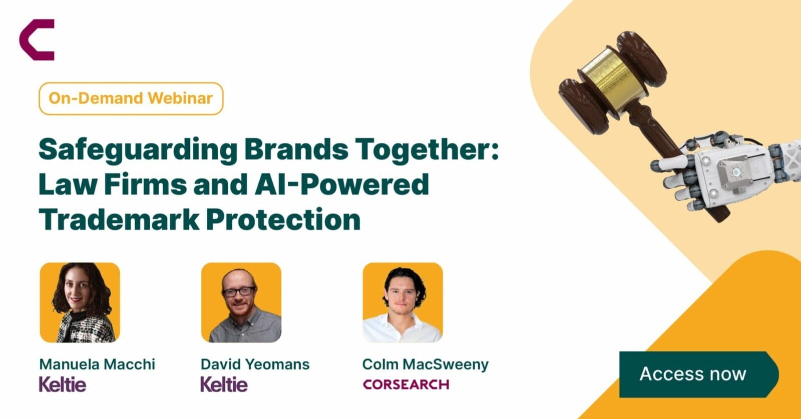 Webinar - Safeguarding Brands Together: Law Firms and AI-Powered Trademark Protection - Corsearch