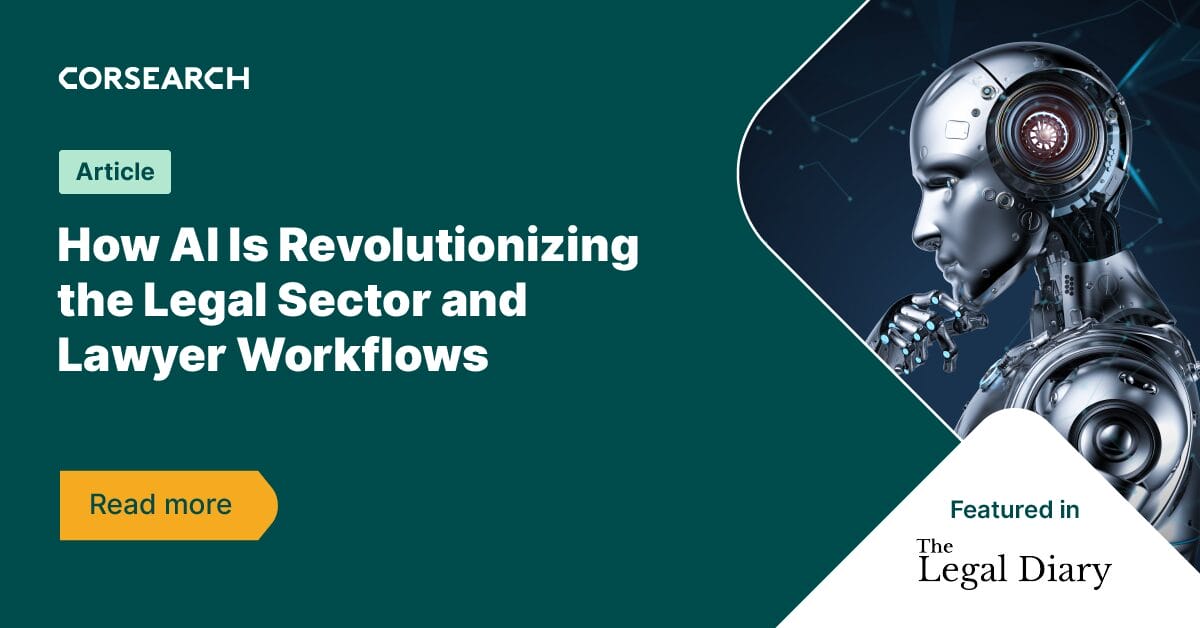 How AI Is Revolutionizing Legal Workflows & Lawyer Tasks - Corsearch